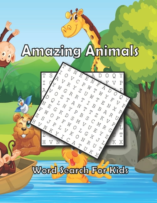 Amazing Animals Word Search For Kids: Best Word Search to Improve ...