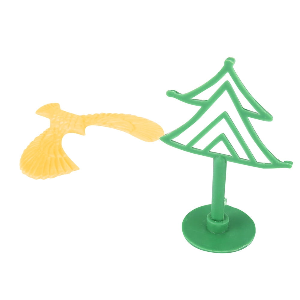 Amazing Balancing Eagle With Pyramid Stand Magic Bird Desk Kids Toy Fun ...