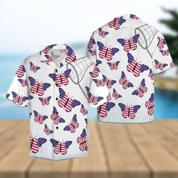 Amazing Butterflie Hawaiian Shirt - Walmart.com