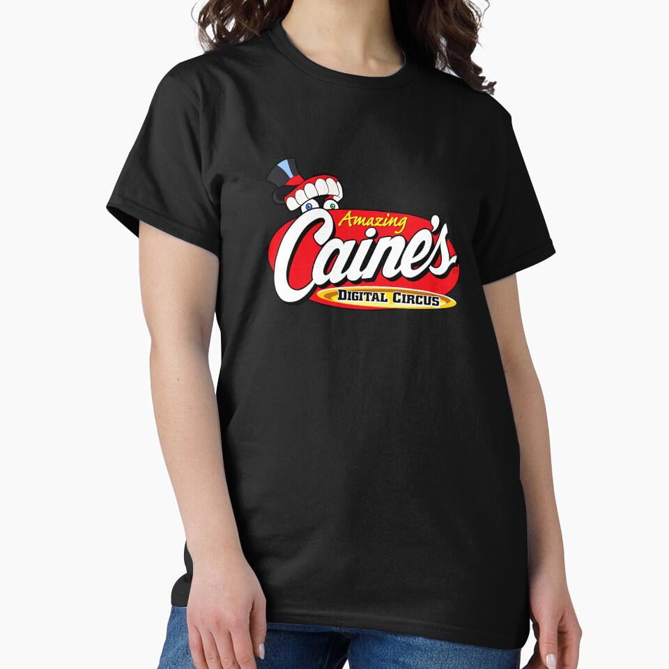 Amazing Caines Ringmaster Multiple Expressions Glitch Pattern Unisex T ...