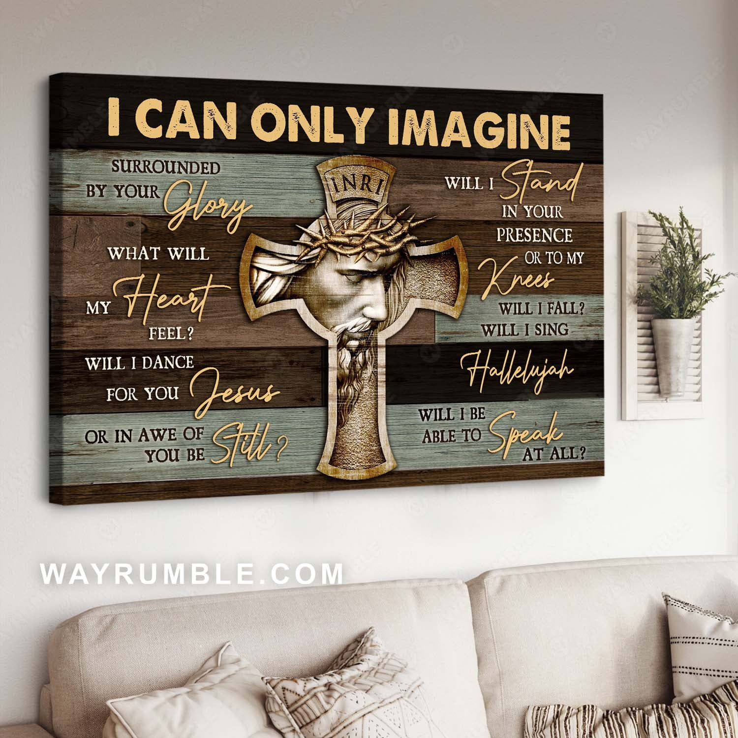 Amazing Cross Jesus Painting Christian Song I Can Only Imagine - Jesus ...