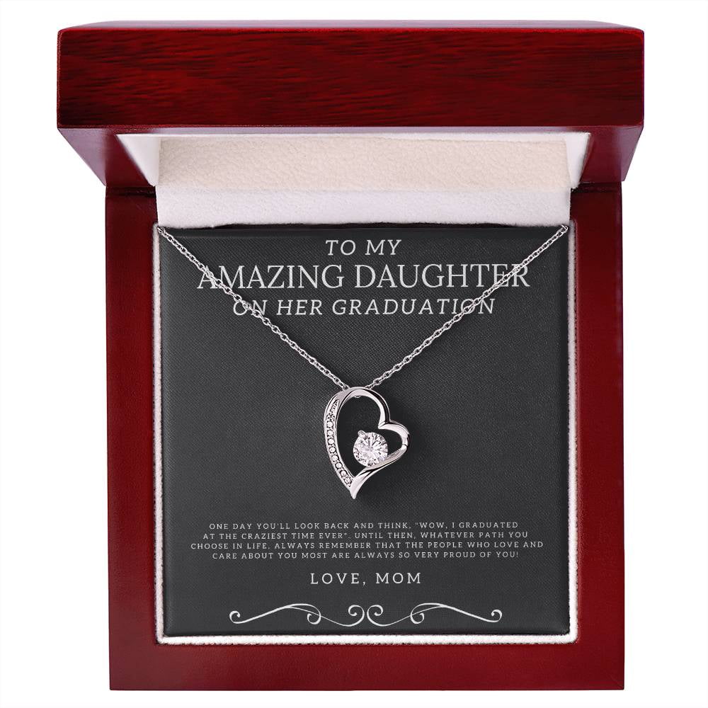 To My Amazing Daughter On Her Graduation From Mom Necklace, Graduation ...
