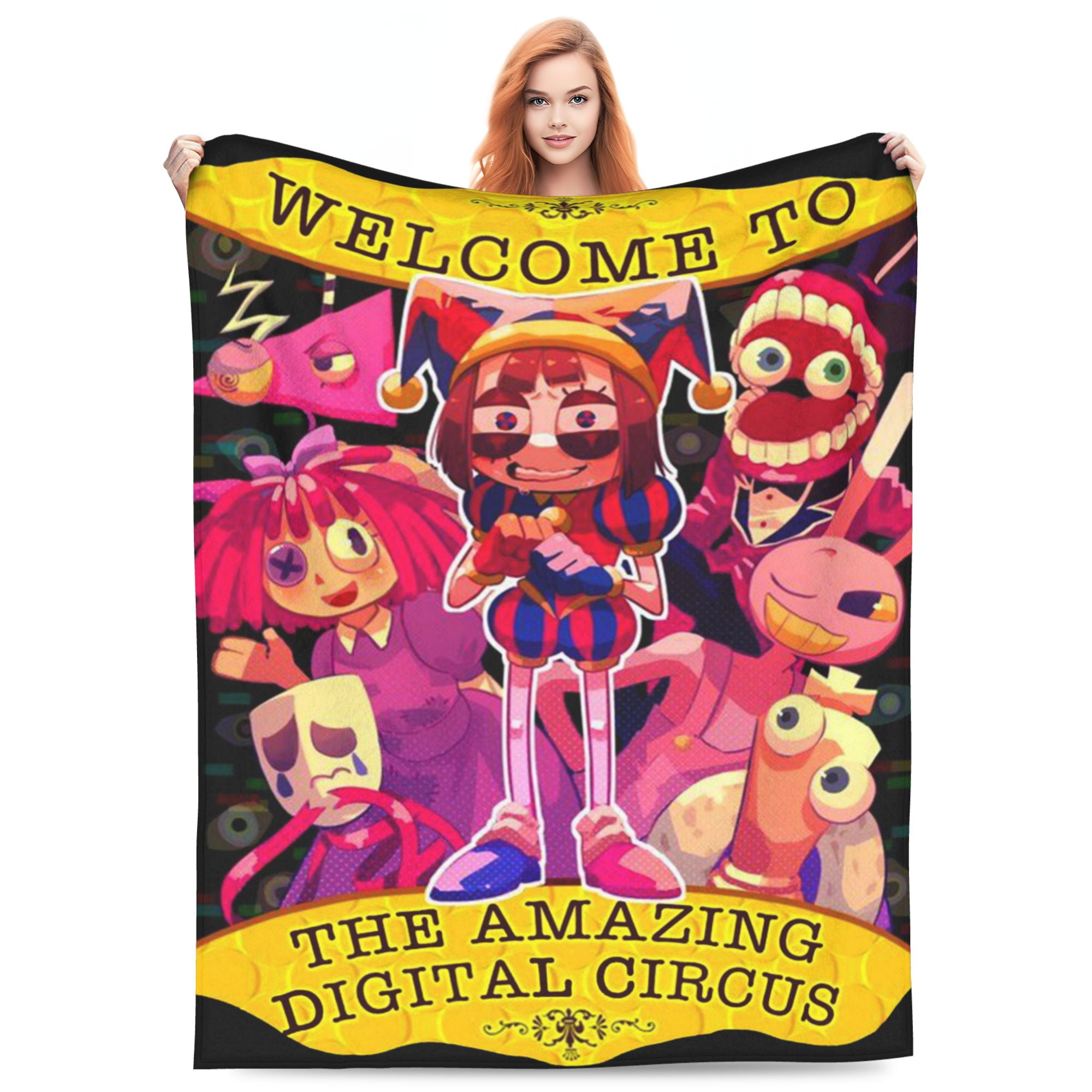 Amazing Digital Circus Blanket Ultra Soft Flannel Throw Blanket ... Amazing Digital Circus Blanket Ultra Soft Flannel Throw Blanket ...