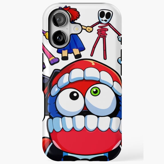 Amazing Digital Circus Character Galaxy Case for iPhone 17 16 15 14 13 ...