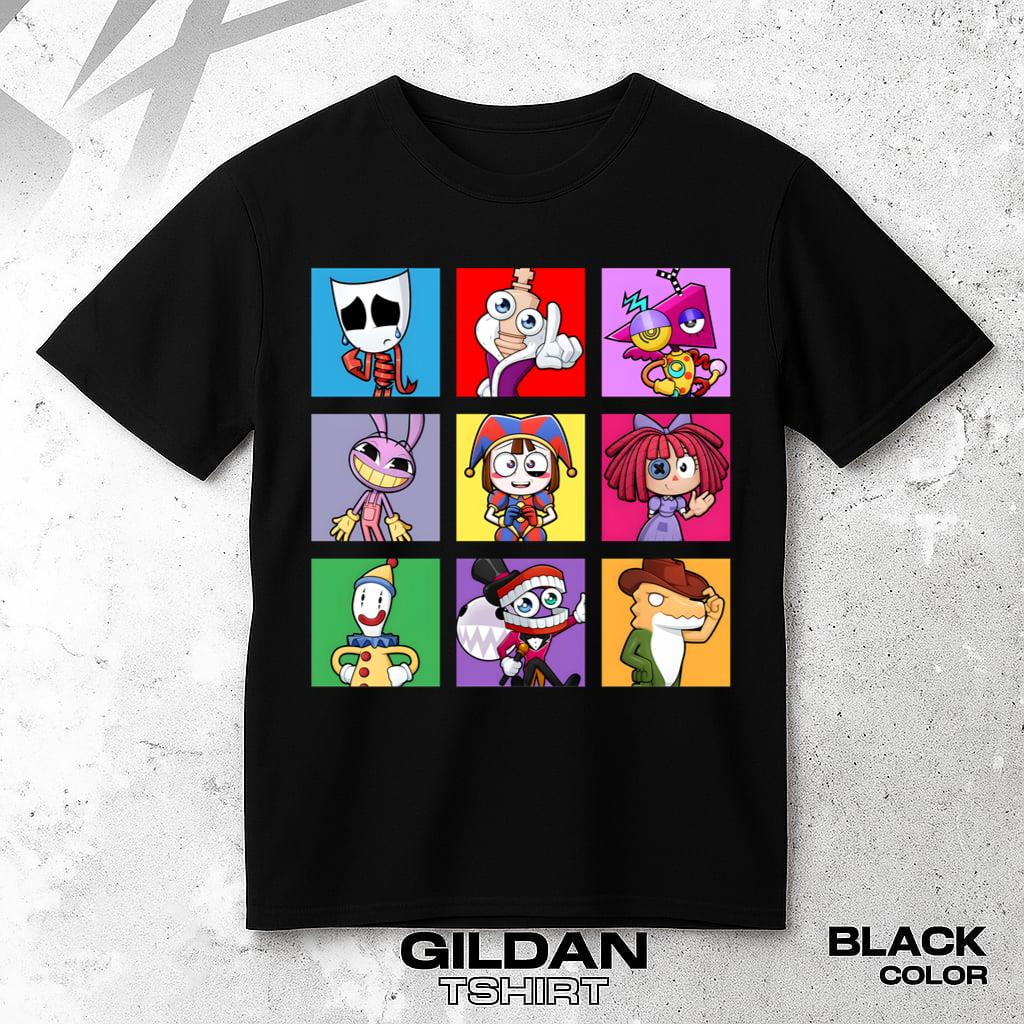 Amazing Digital Circus Chibi Parody Retro Cartoon Pomni Jax Unisex T ...