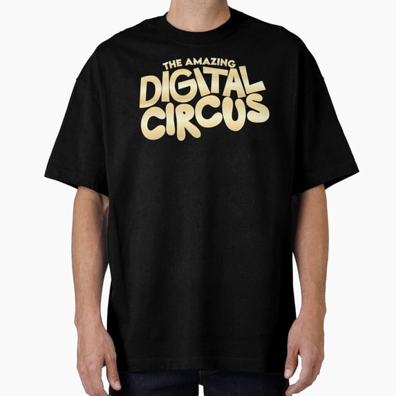 Amazing Digital Circus Gold Aesthetic Shiny Cyber Simulation Unisex T ...