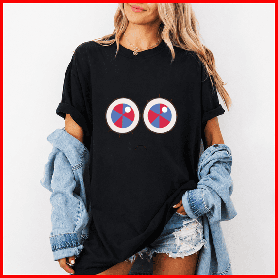 Amazing Digital Circus Pomni Eyes Graphic Print Casual Unisex T-Shirt ...
