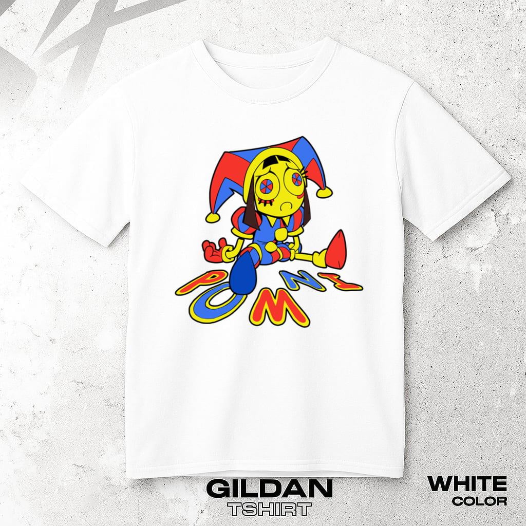 Amazing Digital Circus Pomni Glow Unisex T-shirt Funny Cartoon Retro ...