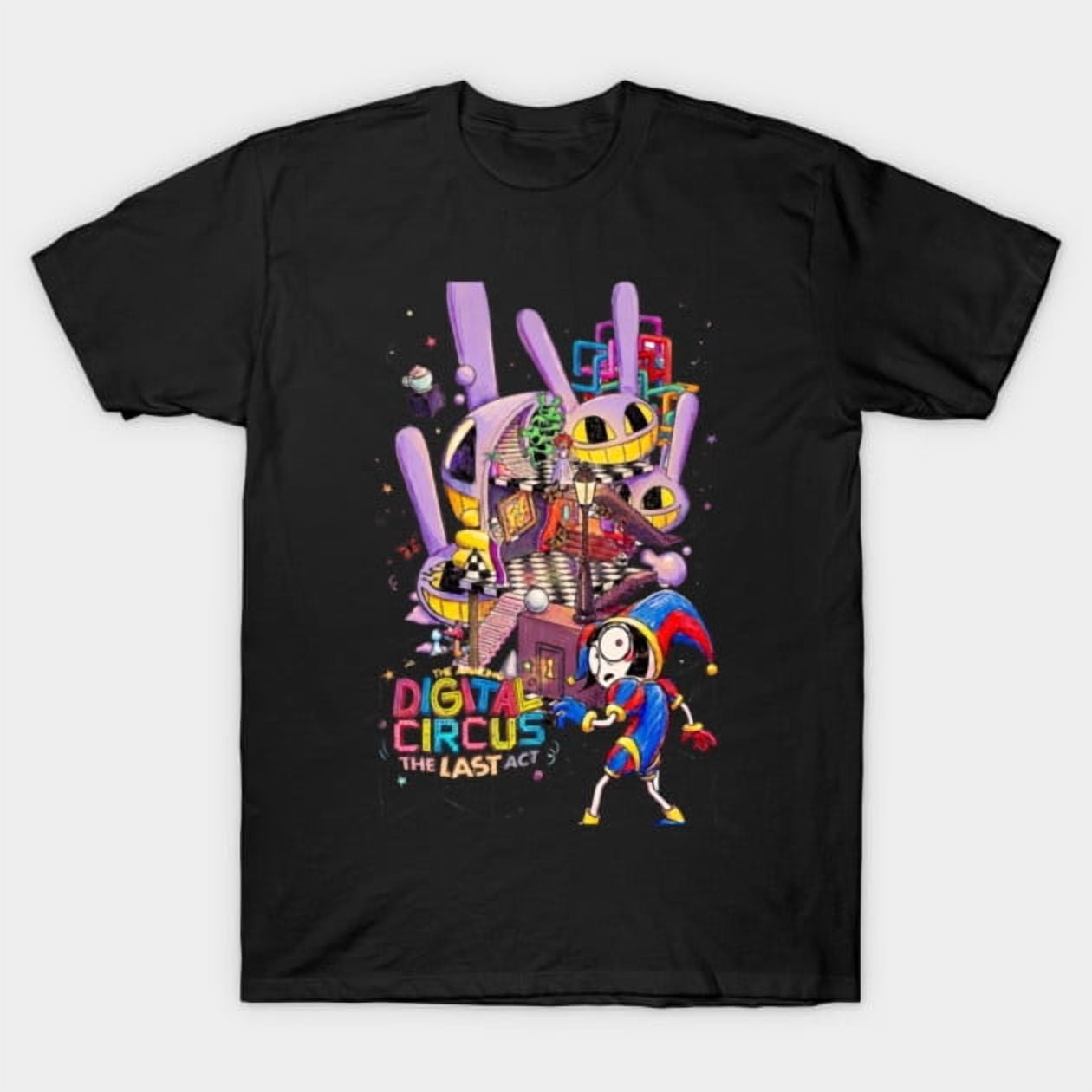 Amazing Digital Circus The Last Act Show Fan Art Clothing Unisex T ...