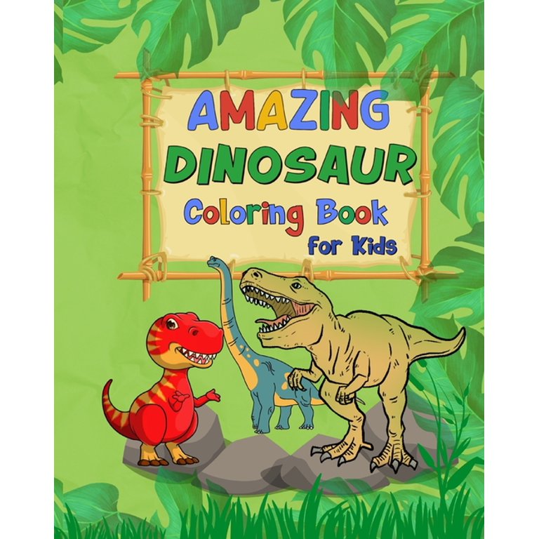dinosaur alphabet coloring book
