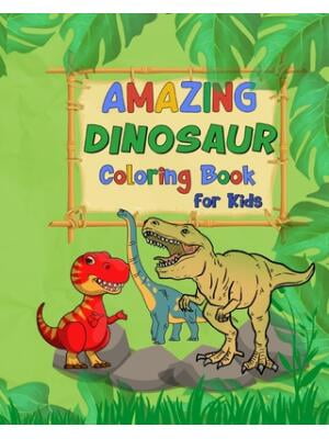 Amazing Dinosaur Alphabet Coloring Book For Kids : 53 Epic Pages To ...