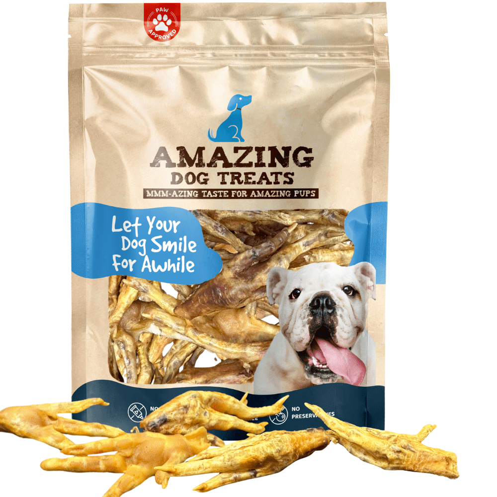 Amazing Dog Treats - Grade A Chicken Feet Dog Treats - Walmart.com
