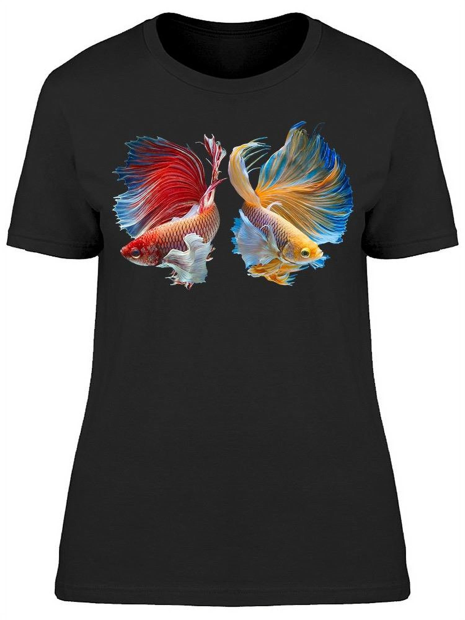 Amazing Duo Color Combo Betta T-Shirt Women -Image by Shutterstock ...