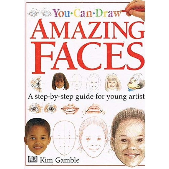 Pre-Owned Amazing Faces You Can Draw by Kim Gable (Paperback ...