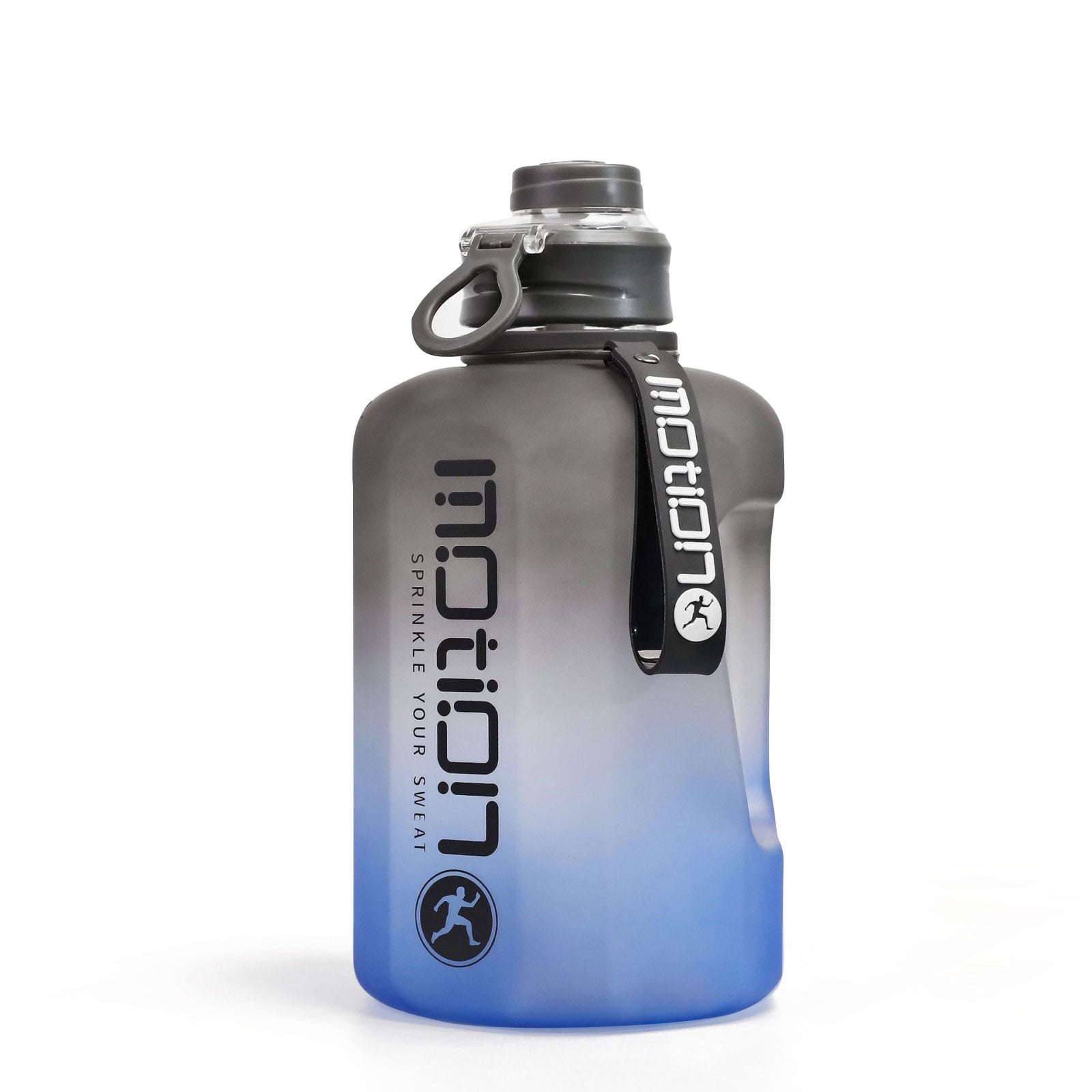 Amazing Fashion Decoration BPA-Free 2.2 L Black Transparent Reusable ...