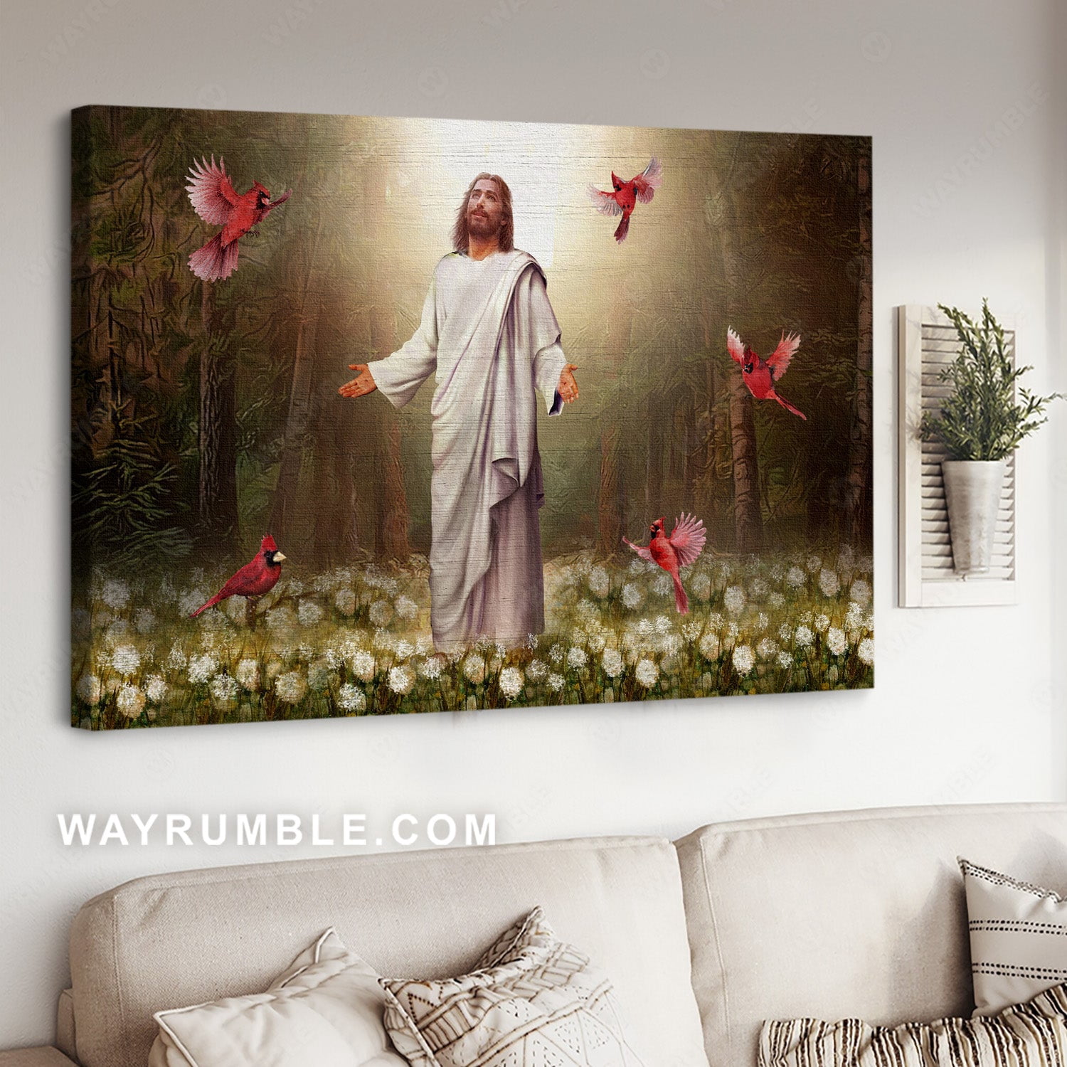 Amazing Forest, Jesus Painting, Pretty Cardinal, Beautiful Dandelion ...
