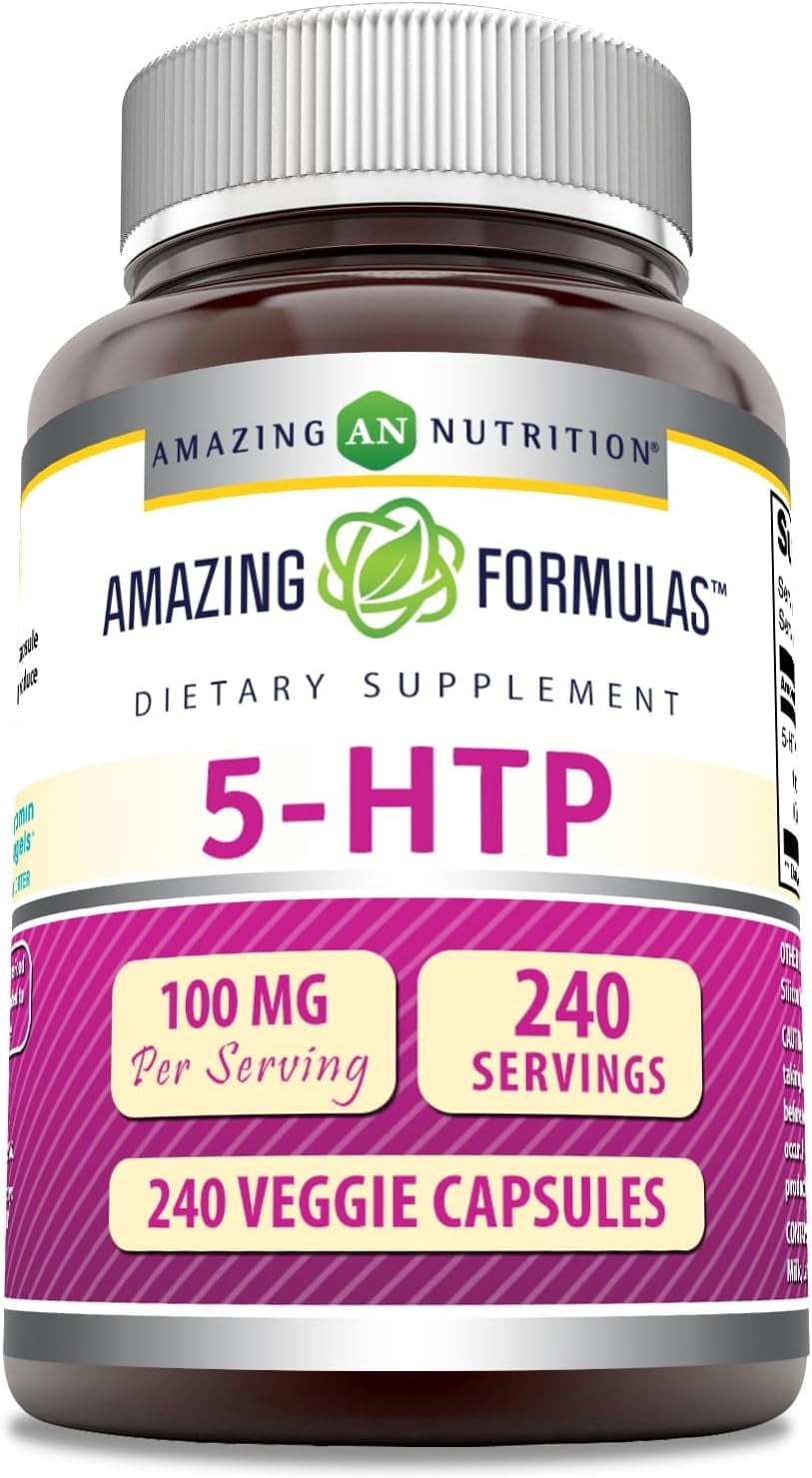 Amazing Formulas 5-HTP (Hydroxytryptophan) 100 Mg Per Serving 240 ...