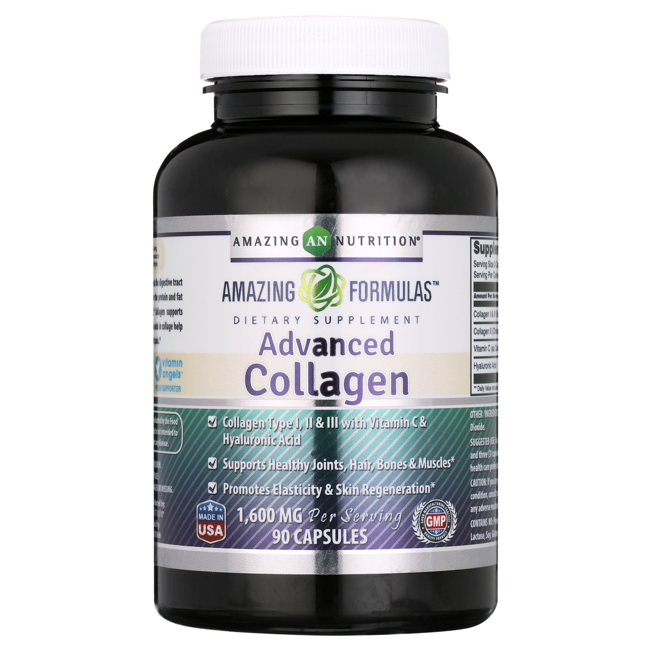 Amazing Formulas Advanced Collagen 1600 Mg Per Serving 90 Capsules ...