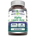 Amazing Formulas Alpha Lipoic Acid 600mg, 60 Non-GMO Gluten Free ...
