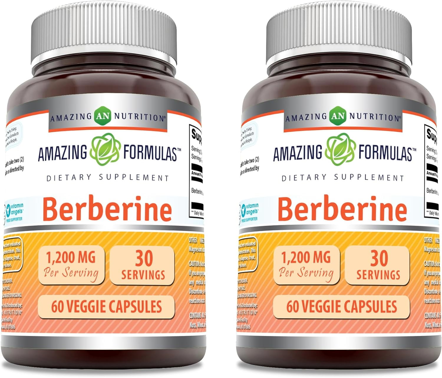 Amazing Formulas Berberine 1200 mg per Serving 60 Veggie Capsules ...