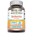 Amazing Formulas Berberine Complex 1250mg, 60 Non-GMO Veggie Capsules ...