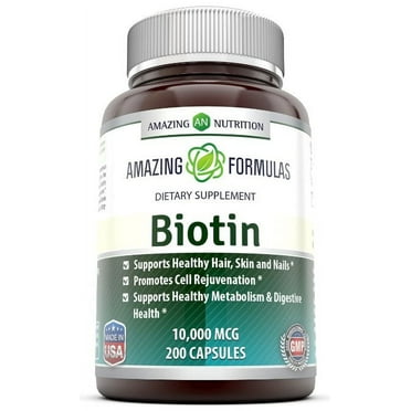 Spring Valley Extra Strength Biotin Plus Keratin Tablets Dietary ...