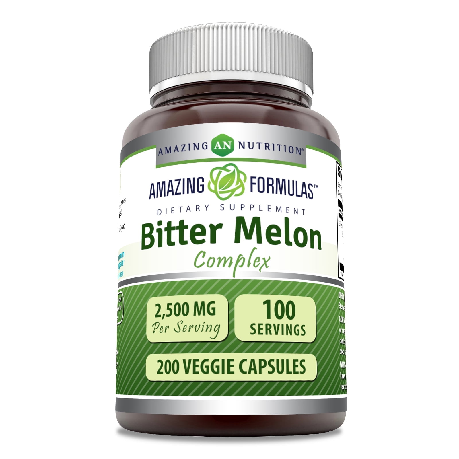 Herbal Secrets Bitter Melon Complex 2500 mg 200 Veggie Capsules ...