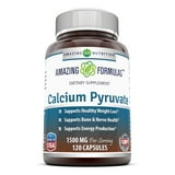Amazing Formulas Calcium Pyruvate Supplement Pills, 750 Mg 120 Capsules ...