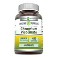 Amazing Formulas Chromium Picolinate 200mcg 480 Tablets Supplement ...
