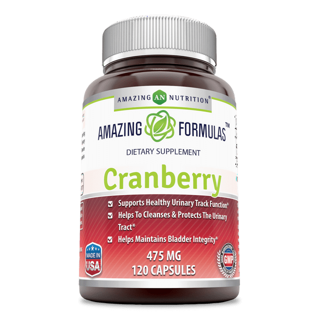 Amazing Formulas Cranberry 475 Mg 120 Capsules - Walmart.com
