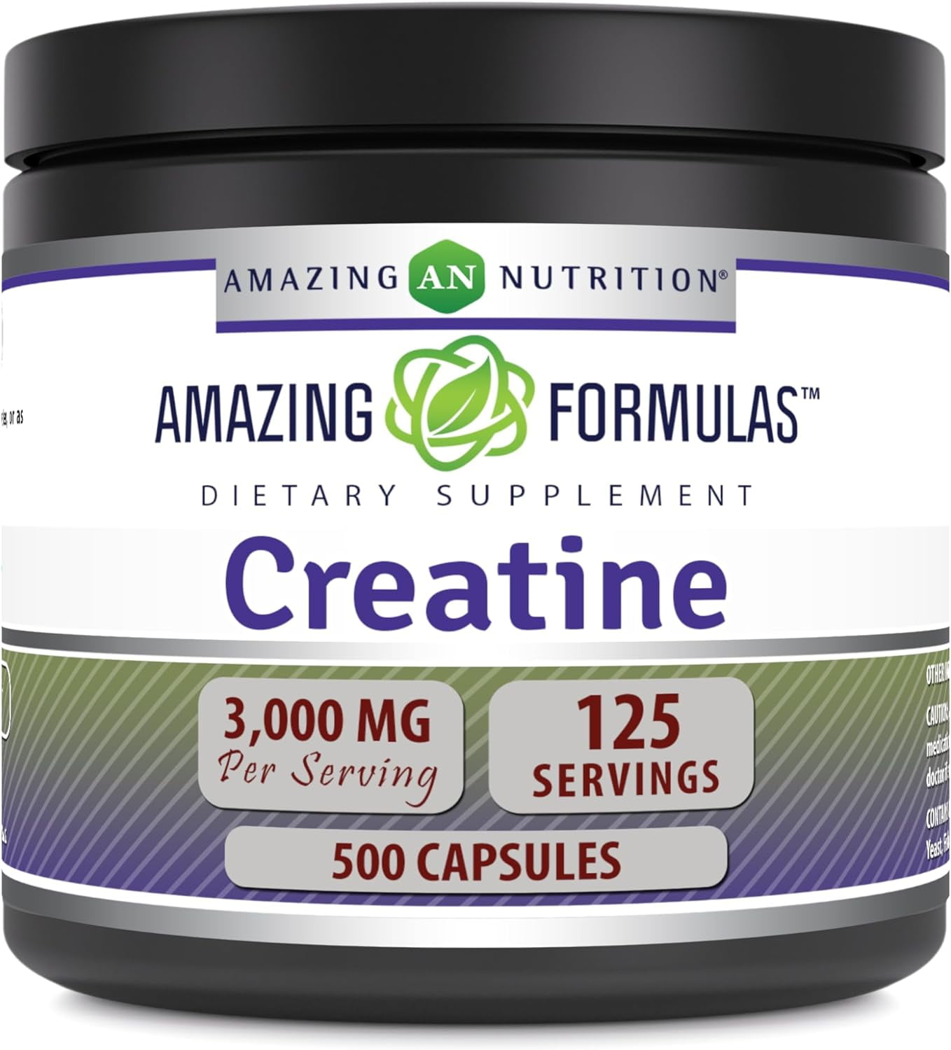 Amazing Formulas Creatine Supplement | 3000Mg Per Serving | 500 Non-GMO ...