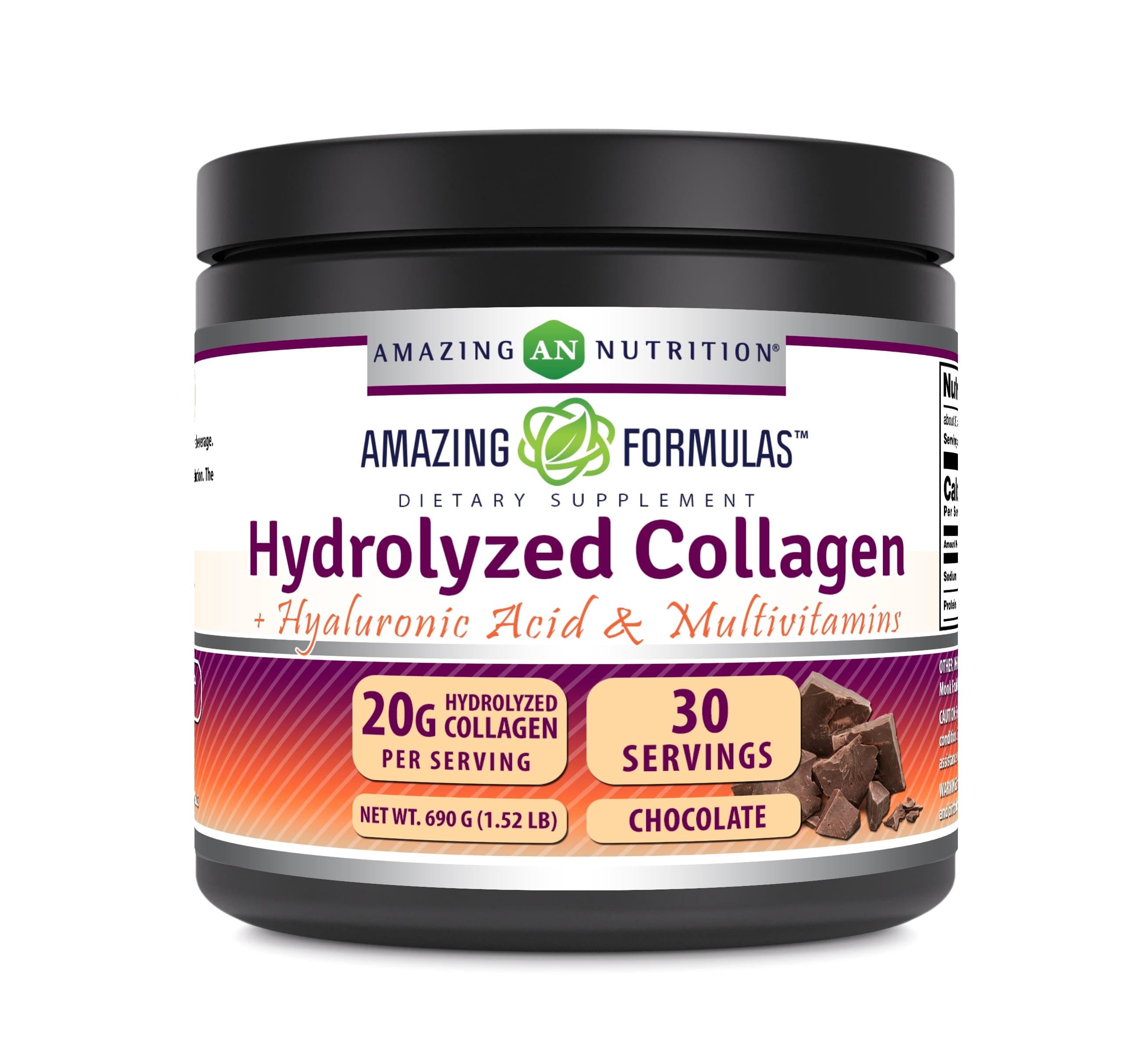 Amazing Formulas Hydrolyzed Collagen with Hyaluronic Acid ...
