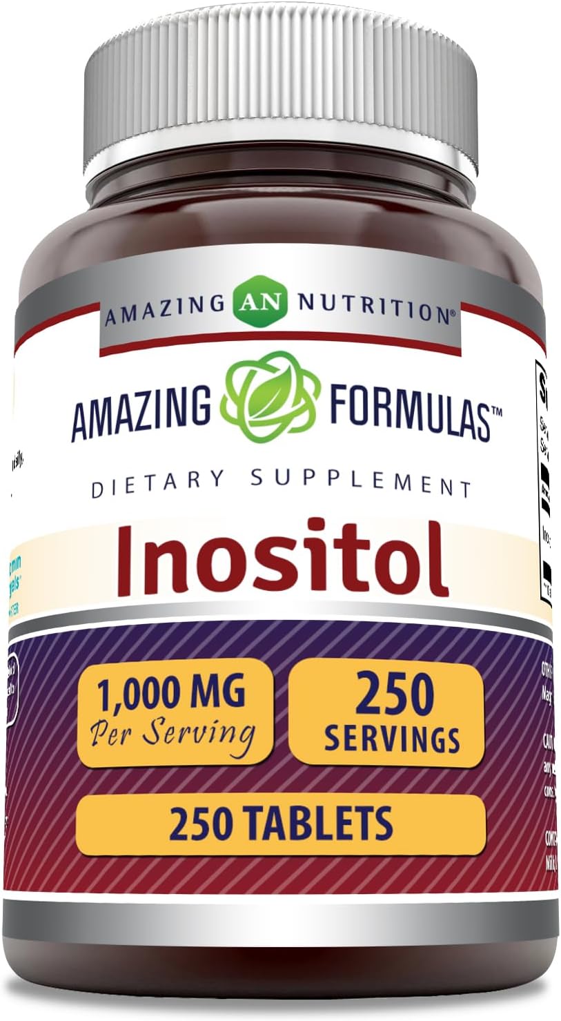 Amazing Formulas Inositol - 1000 Mg, Tablets(Non-GMO,Gluten Free ...