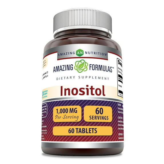 Amazing Formulas Inositol 1000mg Tablets, 60 Servings Per Bottle ...