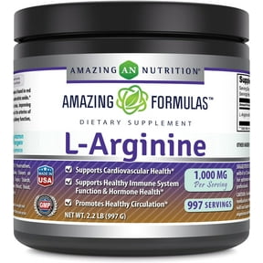 Spring Valley L-Arginine Amino Acid Supplements, 500 mg, 50 Count HSA ...