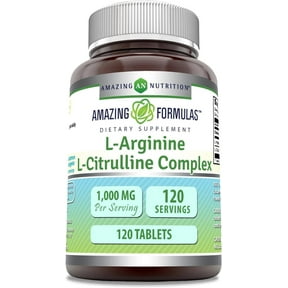 Spring Valley L-Arginine Amino Acid Supplements, 500 mg, 50 Count HSA ...