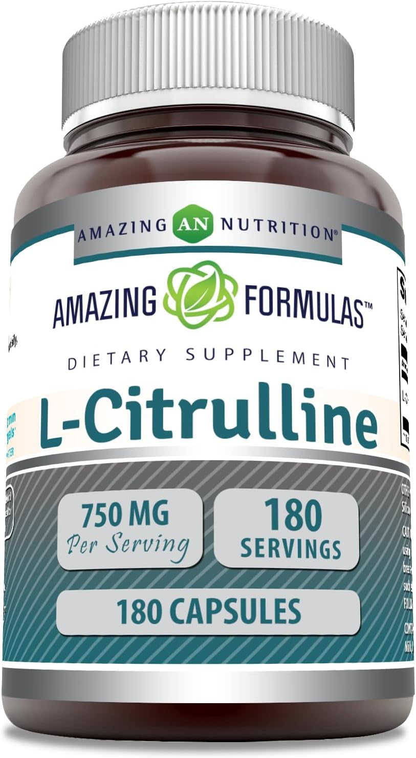 Amazing Formulas L-Citrulline 750 mg Dietary Supplement for Endurance ...