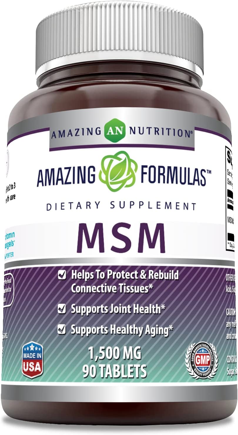 Spring Valley MSM Dietary Supplement, 1,000 mg, 90 Count - Walmart.com