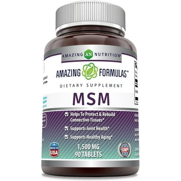 Nutricost Non-GMO MSM Tablets, 2000mg, 120 Servings - Gluten Free ...