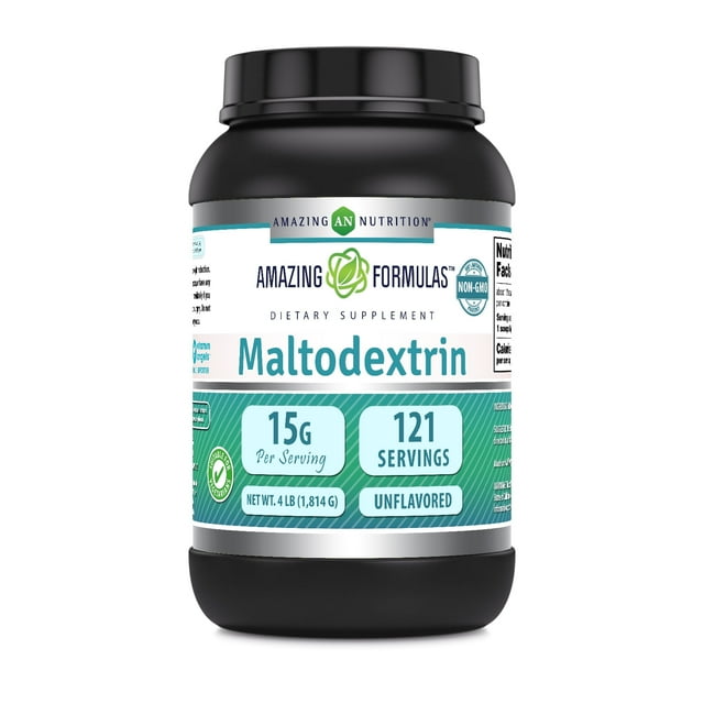 Amazing Formulas Maltodextrin Powder 4Lbs | Unflavored | 15gm Per ...