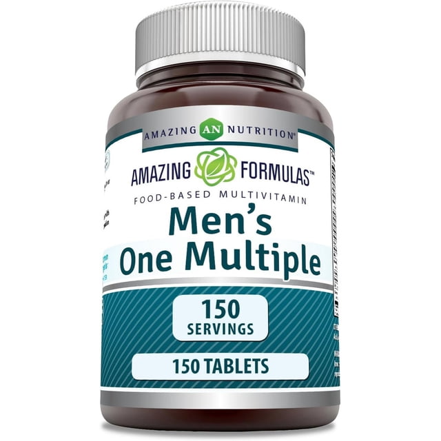 Amazing Formulas Men's One Multiple 150 Tablets | Multivitamin ...