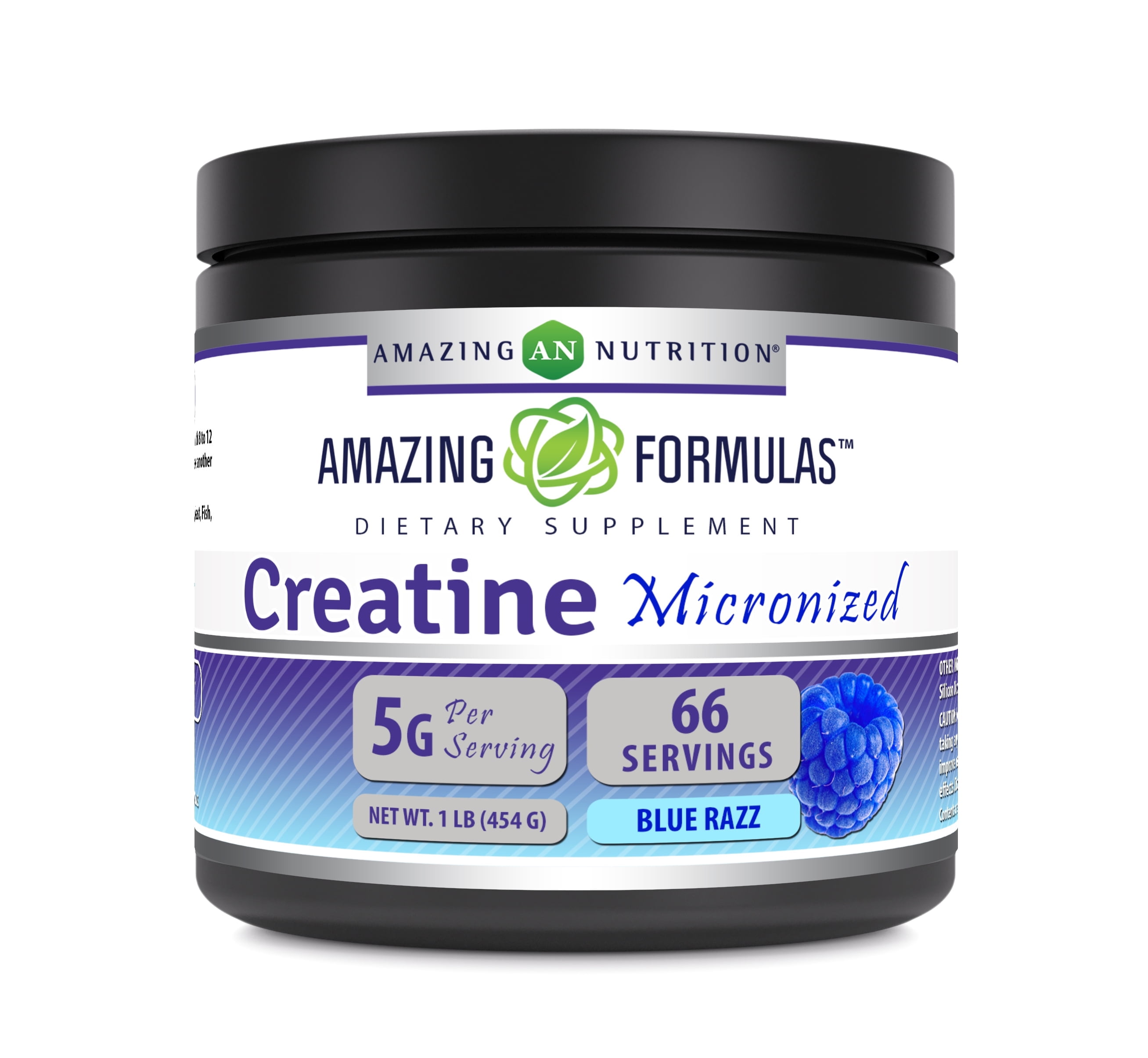 Amazing Formulas Micronized Creatine Monohydrate 1 Lb Powder - 5000 mg ...