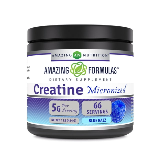 Amazing Formulas Micronized Creatine Monohydrate 1 Lb Powder - 5000 mg ...
