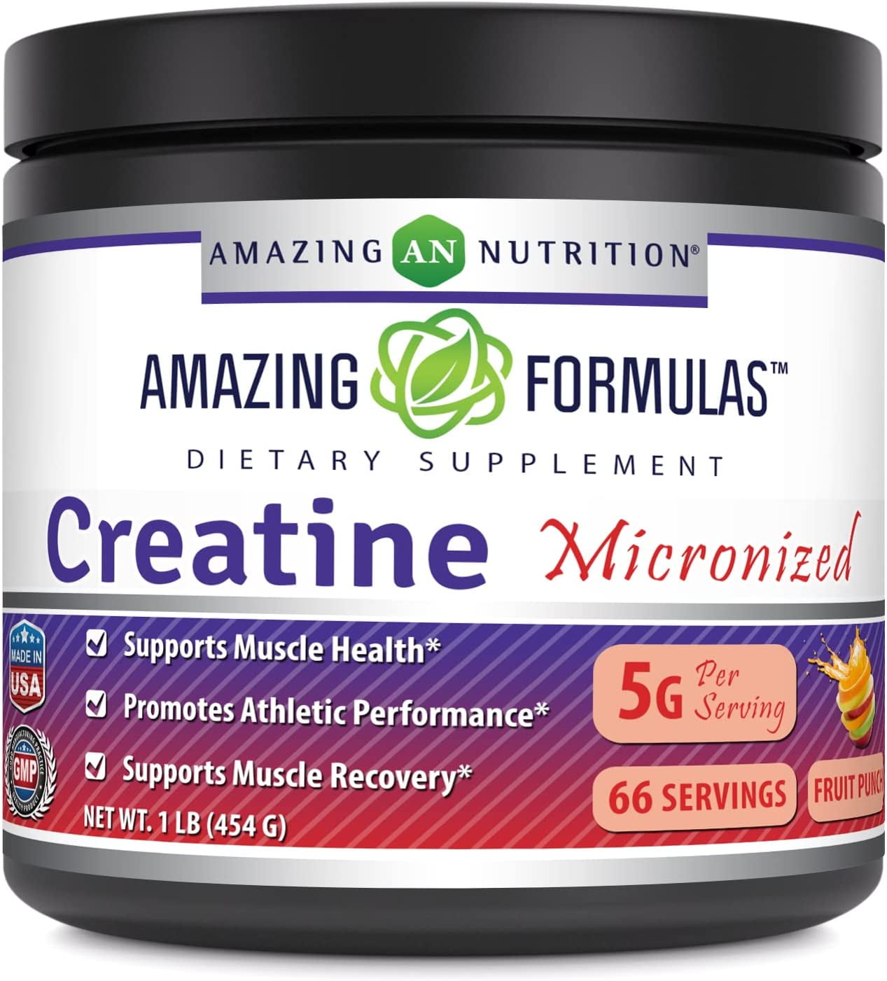 Amazing Formulas Micronized Creatine Monohydrate - 5000 mg Micronized ...