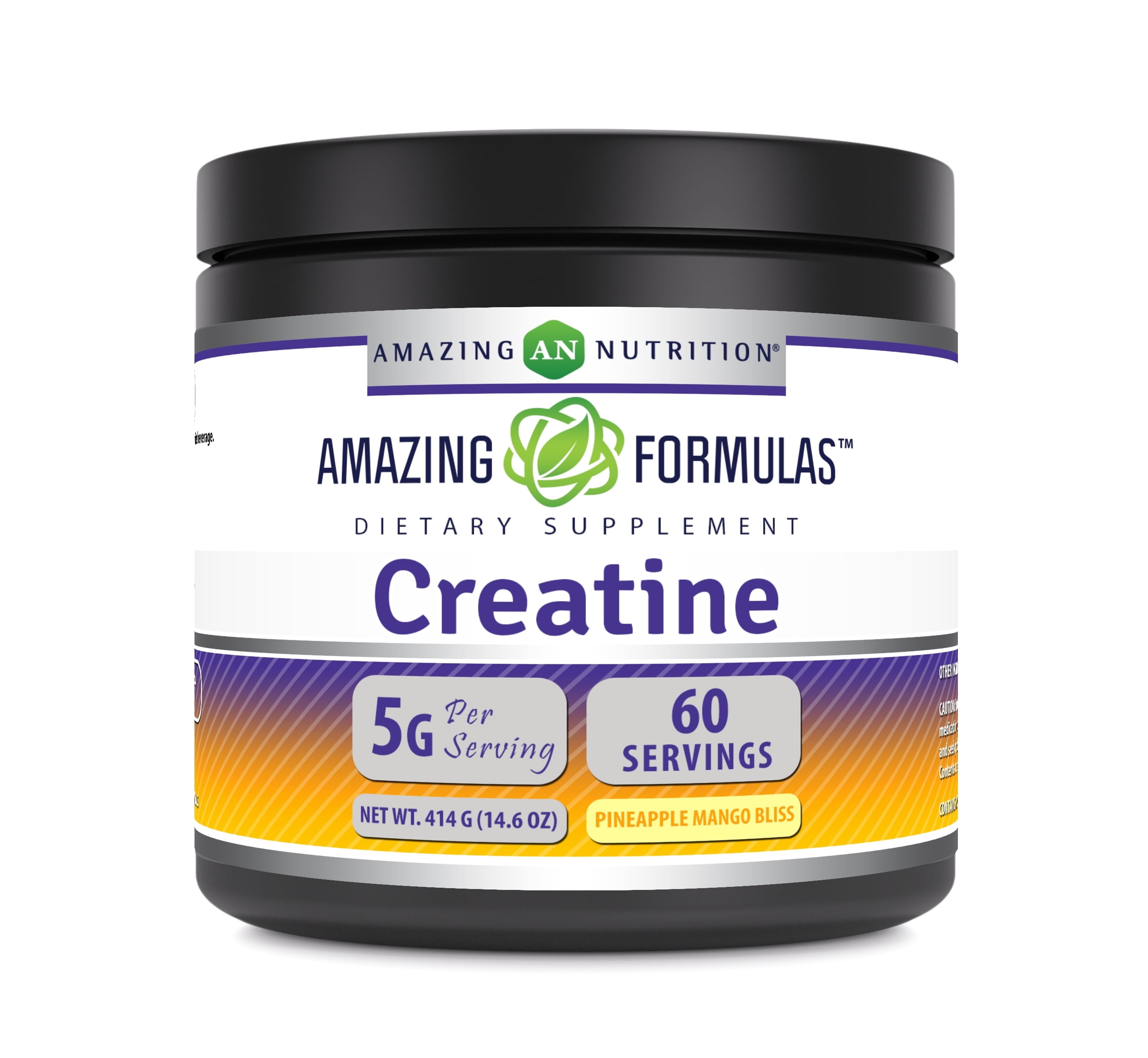 Amazing Formulas Micronized Creatine Monohydrate Pineapple Mango Flavor ...