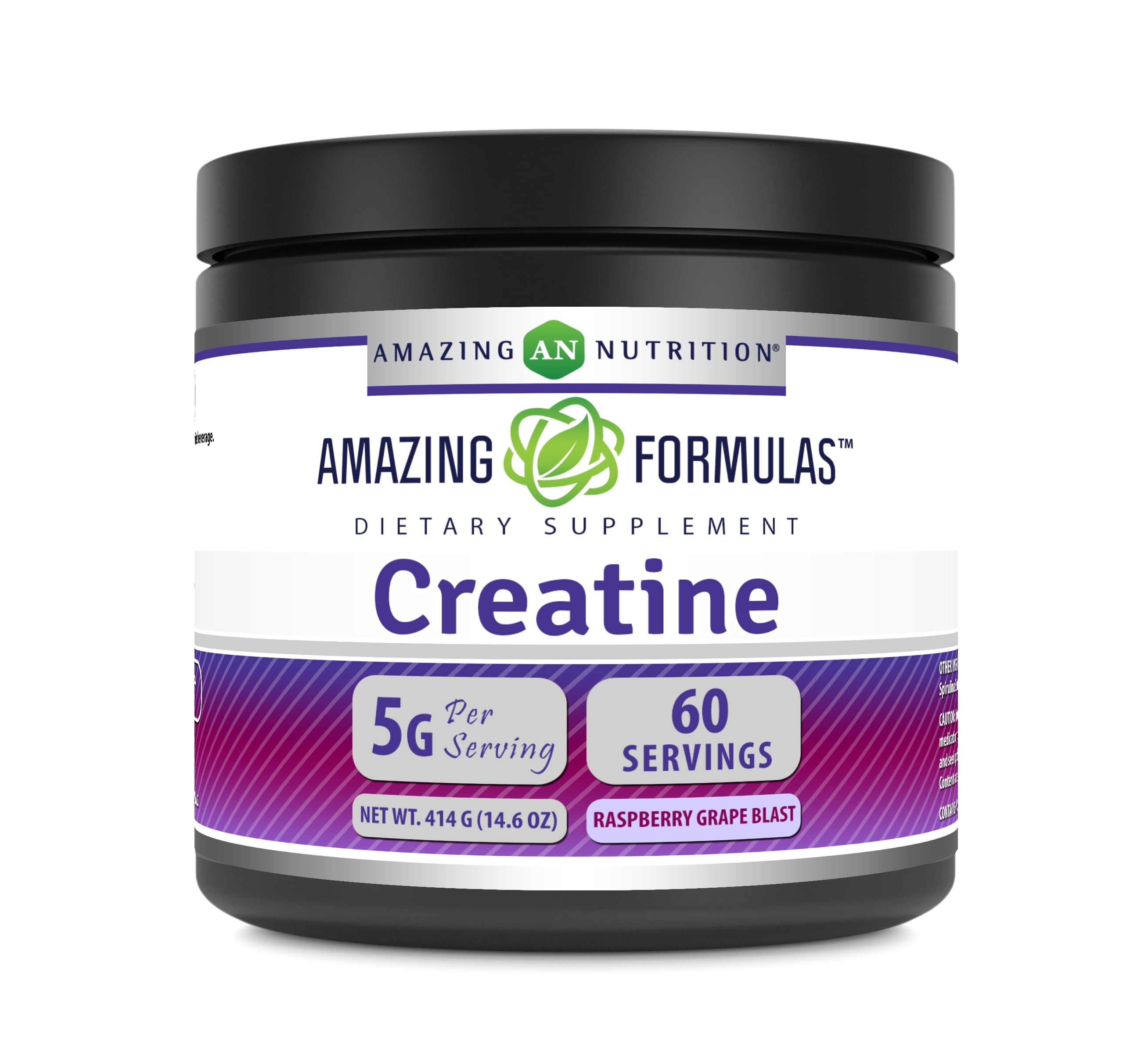 Amazing Formulas Micronized Creatine Monohydrate Raspberry Grape Flavor ...
