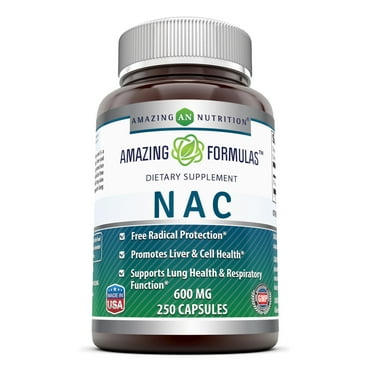 Amazing Formulas ALA/ALC 750 Mg Supplement - 120 Capsules for Metabolic ...