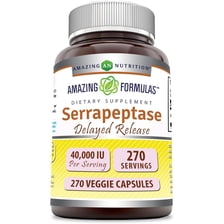 Pure Naturals Serrapeptase 40000 IU 90 Capsules - Walmart.com