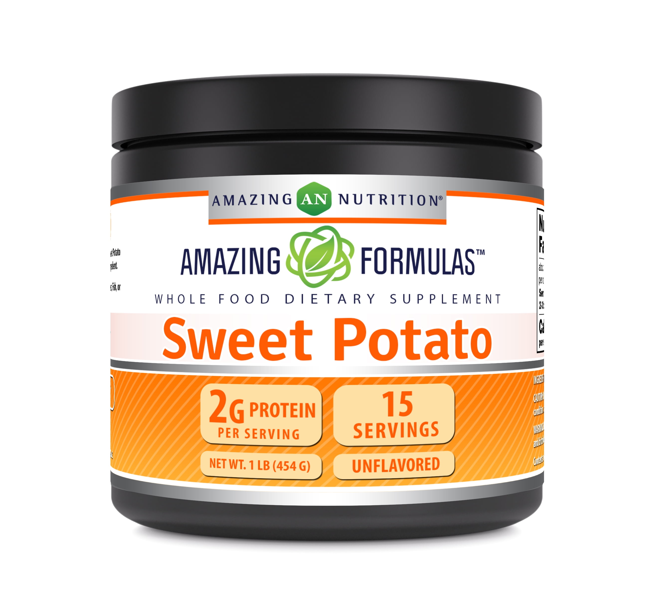Amazing Formulas Sweet Potato Powder 2 Grams Per Serving, 15 Servings ...
