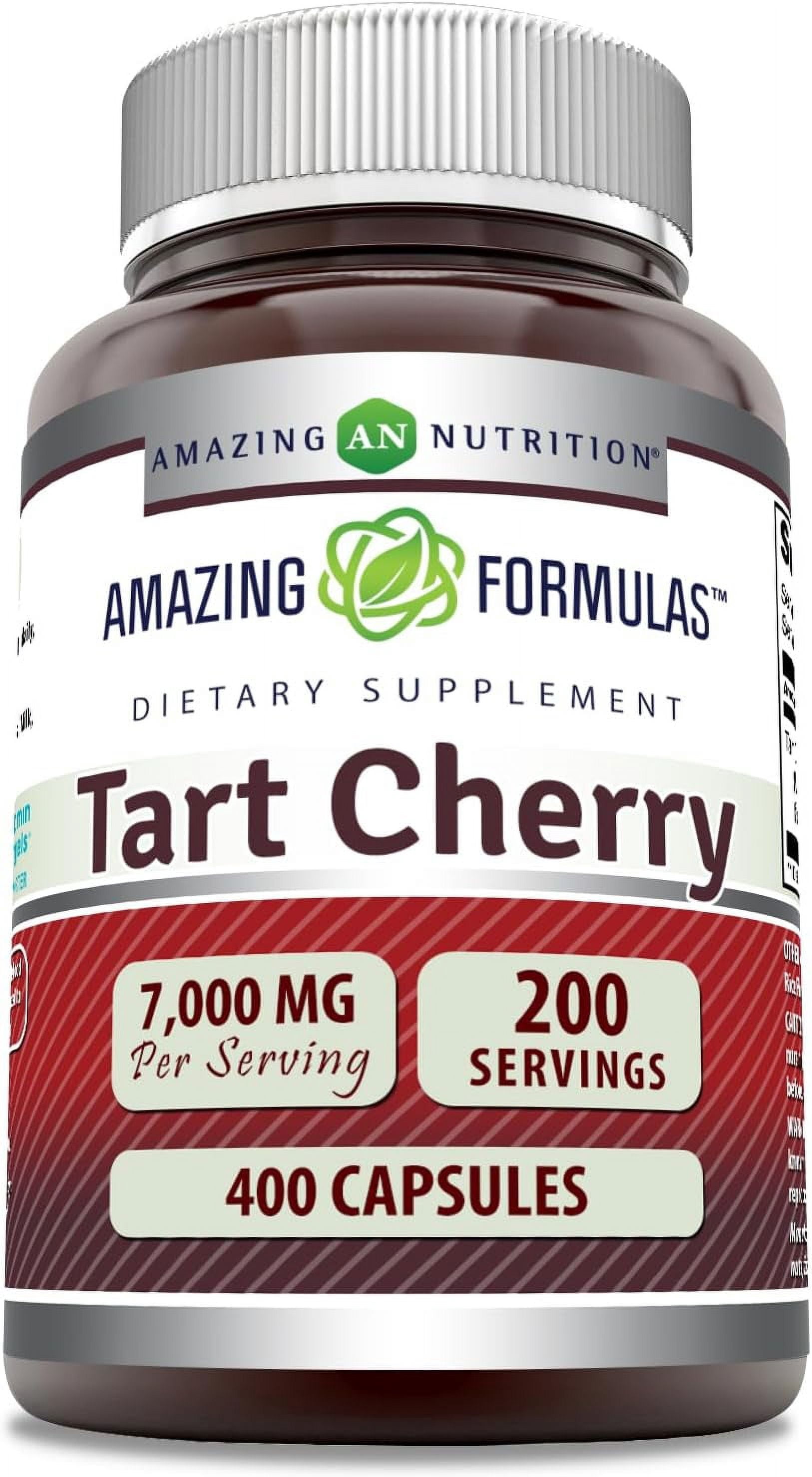 Amazing Formulas Tart Cherry Extract 7000mg Per Serving 400 Capsules ...